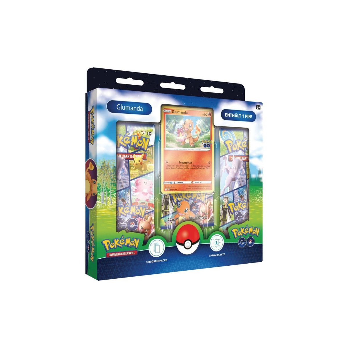 Pokemon GO: Pin Box Glumanda (deutsch) Pokemon günstig kaufen