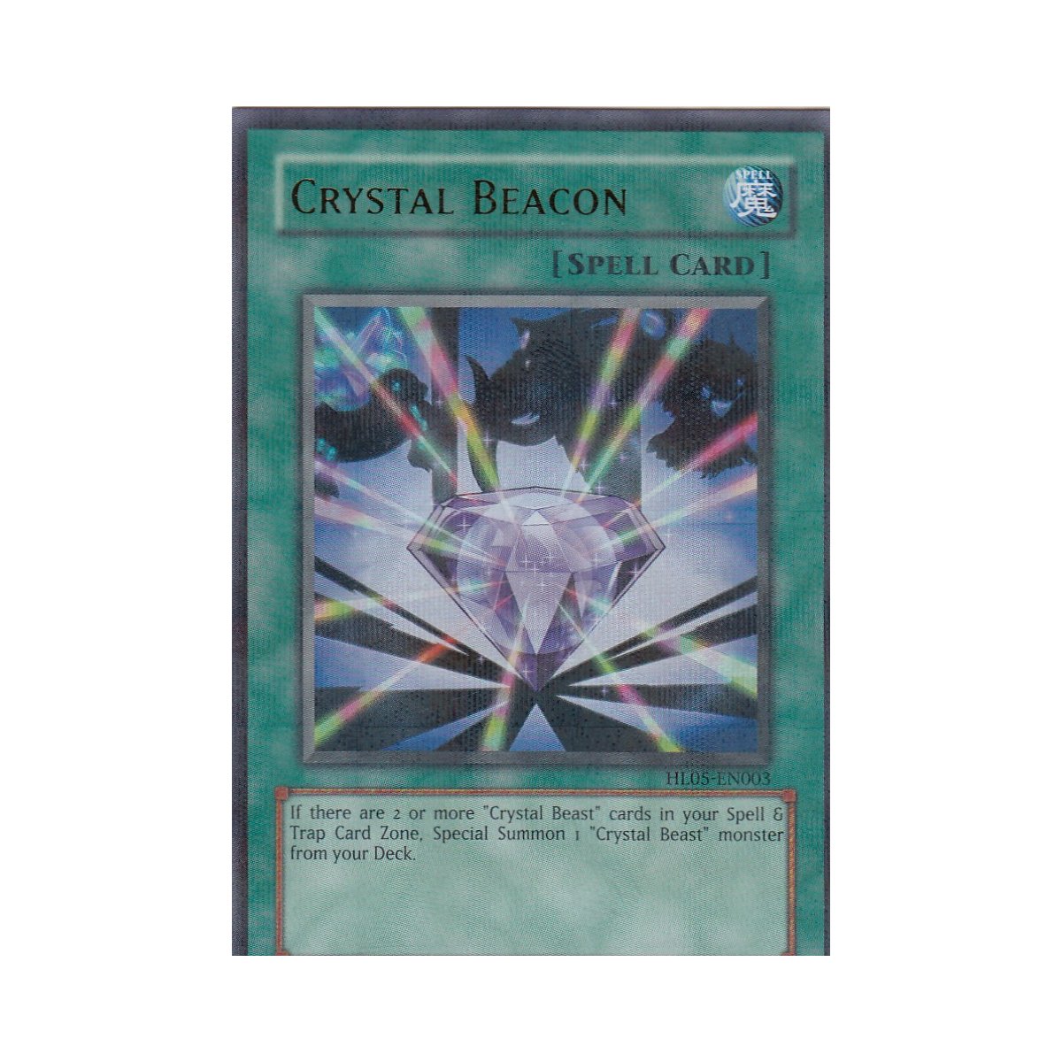 Crystal Beacon PARALLEL RARE HL05-EN003 Yugioh - Gate to the Games