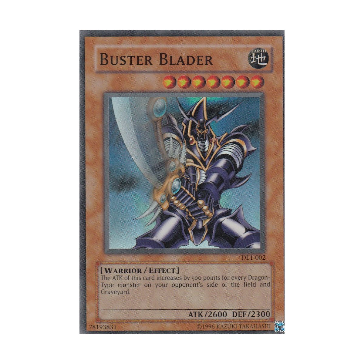 Buster Blader DL1-002 Yugioh - Gate to the Games