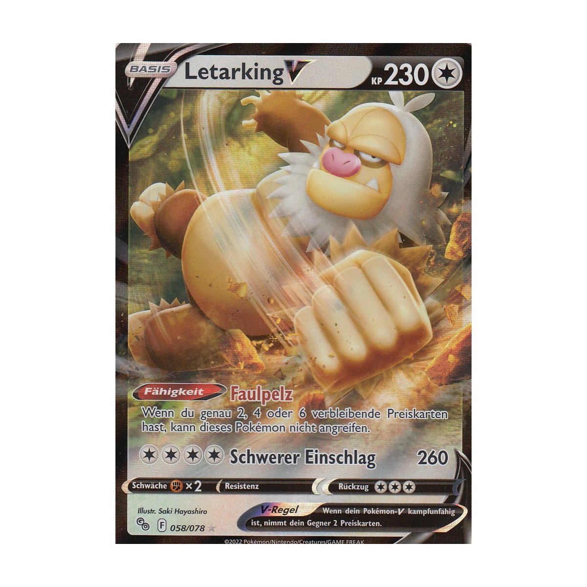 Letarking-V 058/078 Pokemon GO Pokemon Karte günstig kaufen
