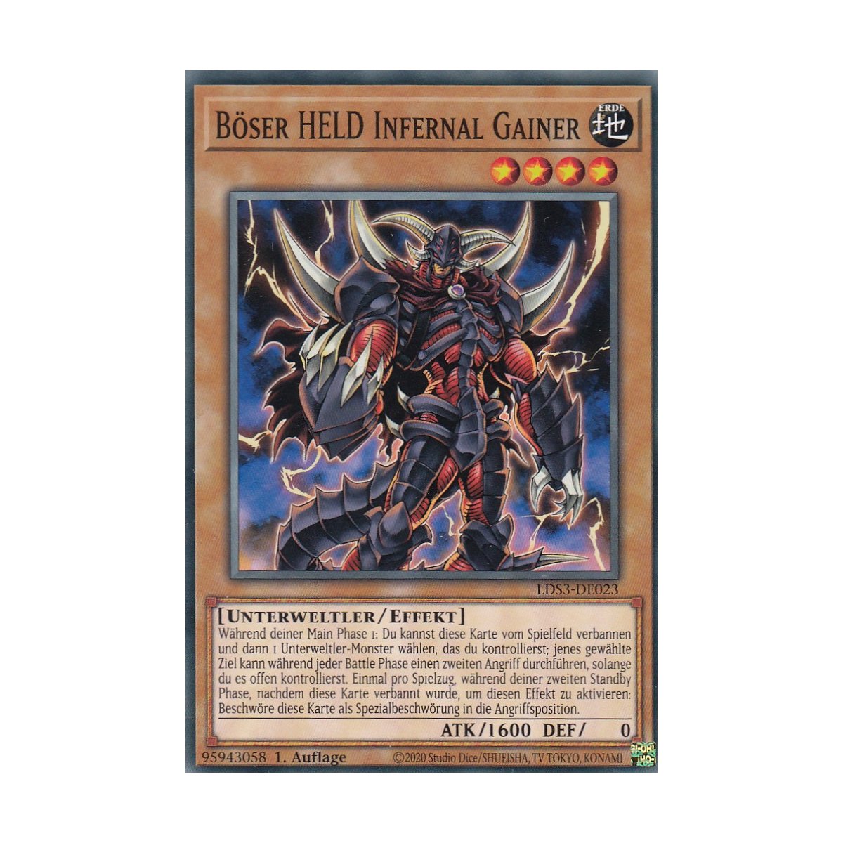 Böser HELD Infernal Gainer LDS3-DE023 Legendary Duelists: Season 3 kaufen