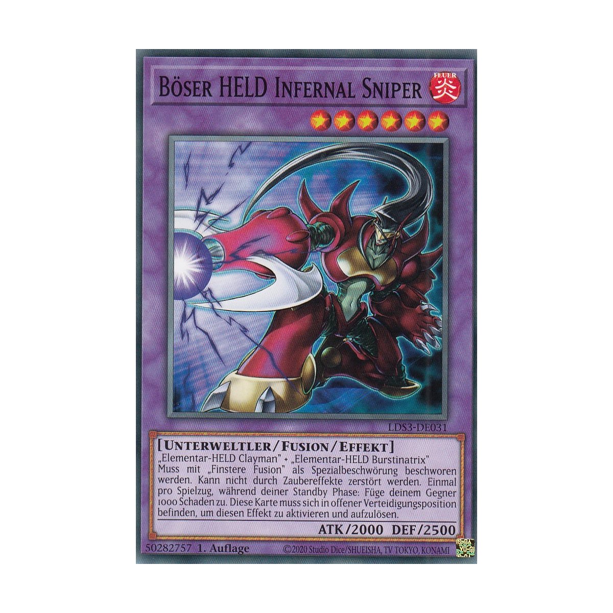 Böser HELD Infernal Sniper LDS3-DE031 Legendary Duelists: Season 3 kaufen