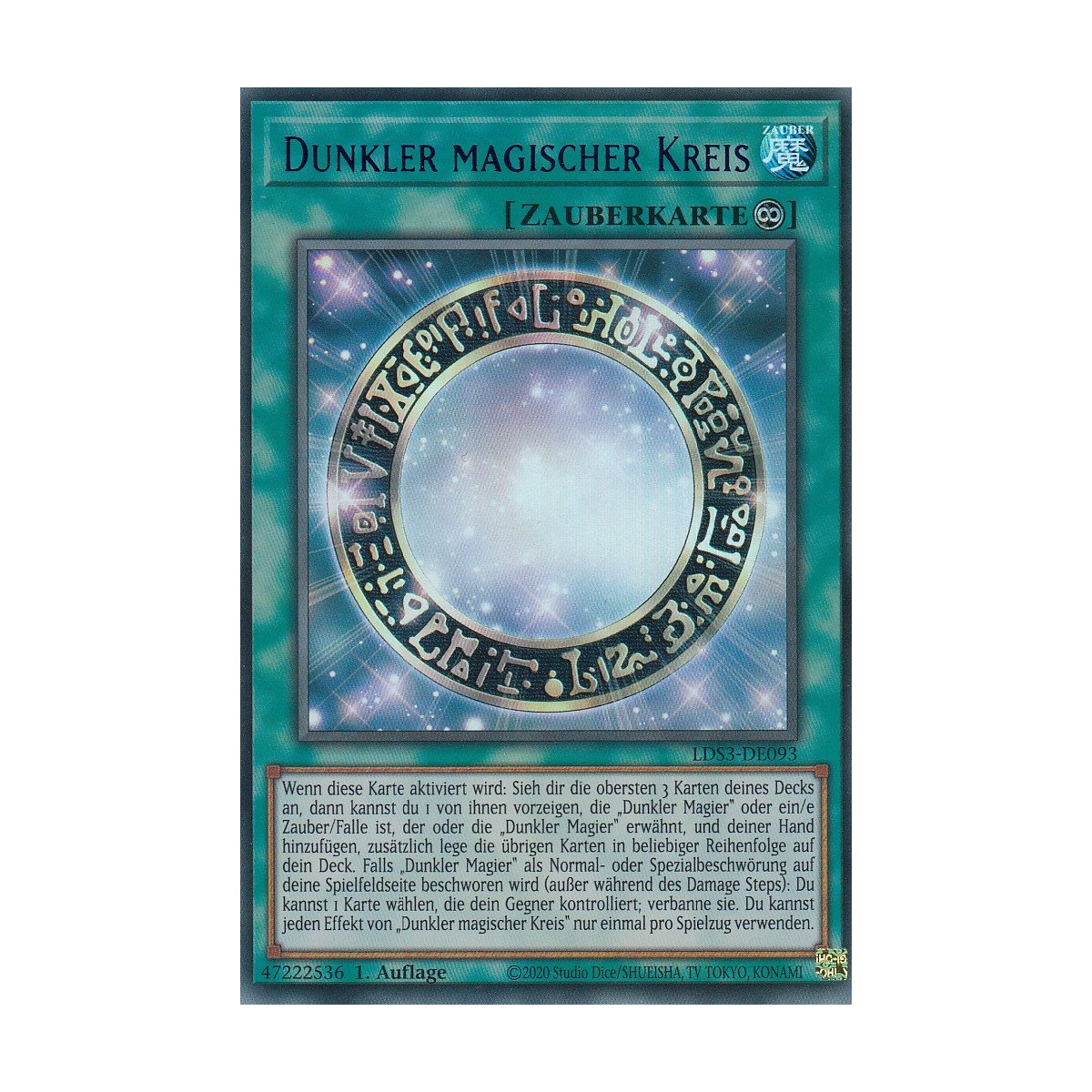 Dunkler magischer Kreis LDS3-DE093-blau Legendary Duelists: Season 3 kaufen