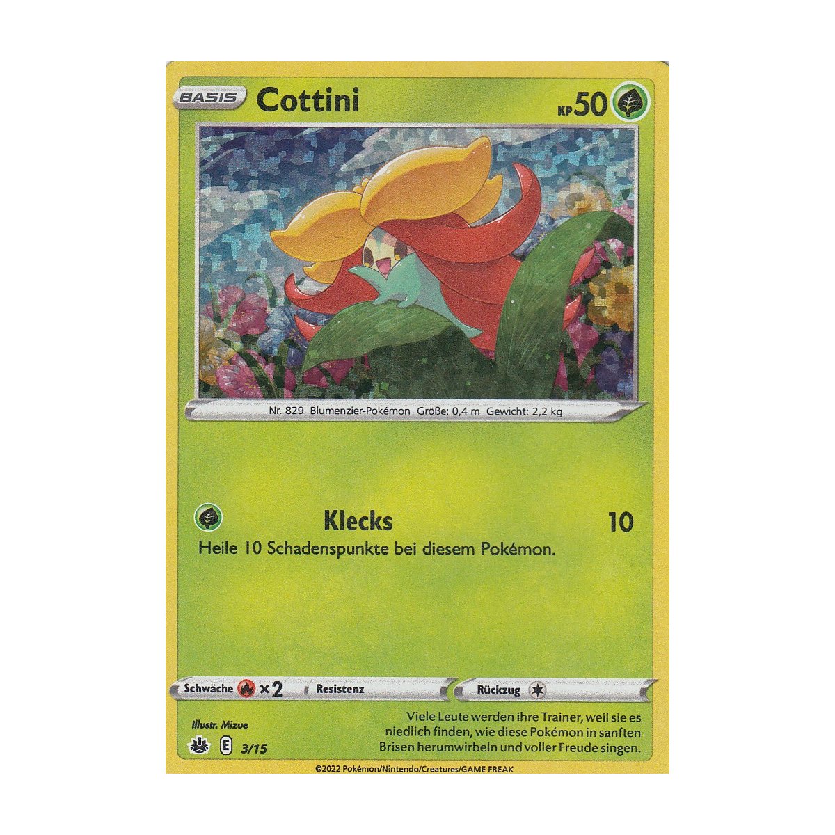 Cottini 3a/15 Holo McDonalds2022 Pokemon Karte günstig kaufen