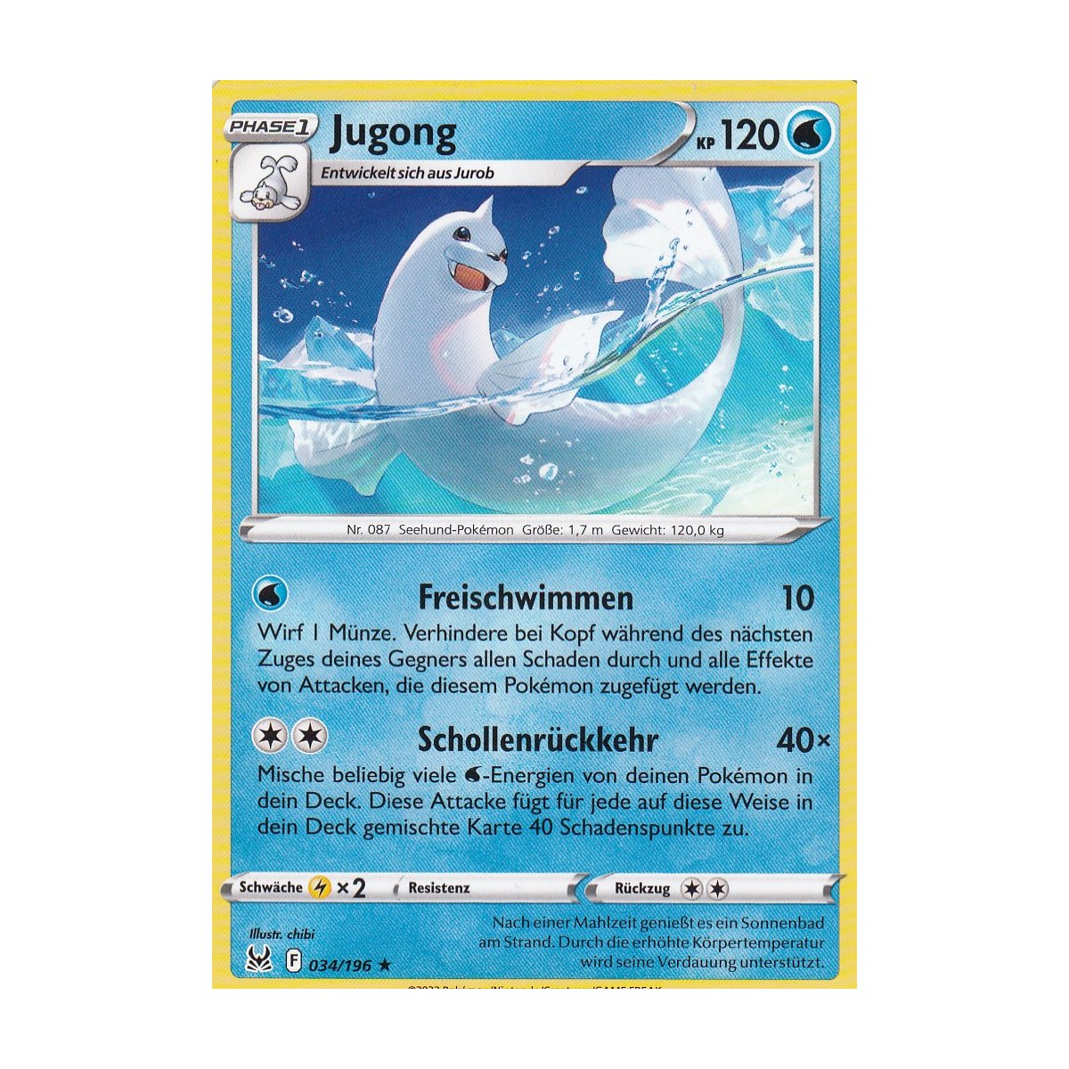 Jugong 034/196 Verlorener Ursprung Pokemon Karte günstig kaufen