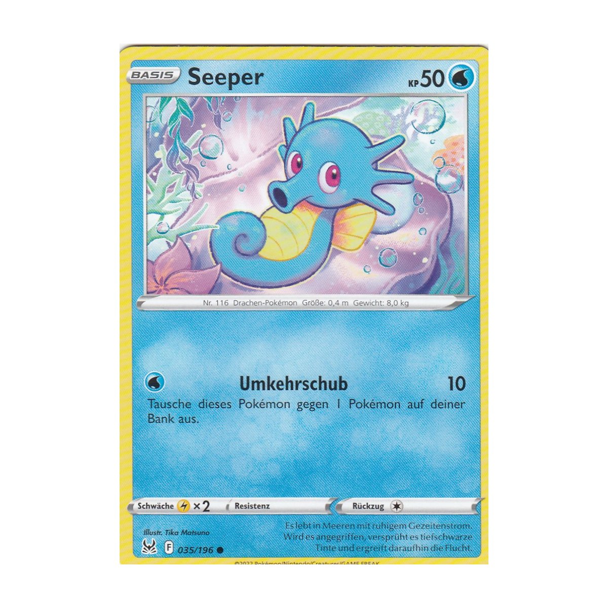 Seeper 035/196 Verlorener Ursprung Pokemon Karte günstig kaufen