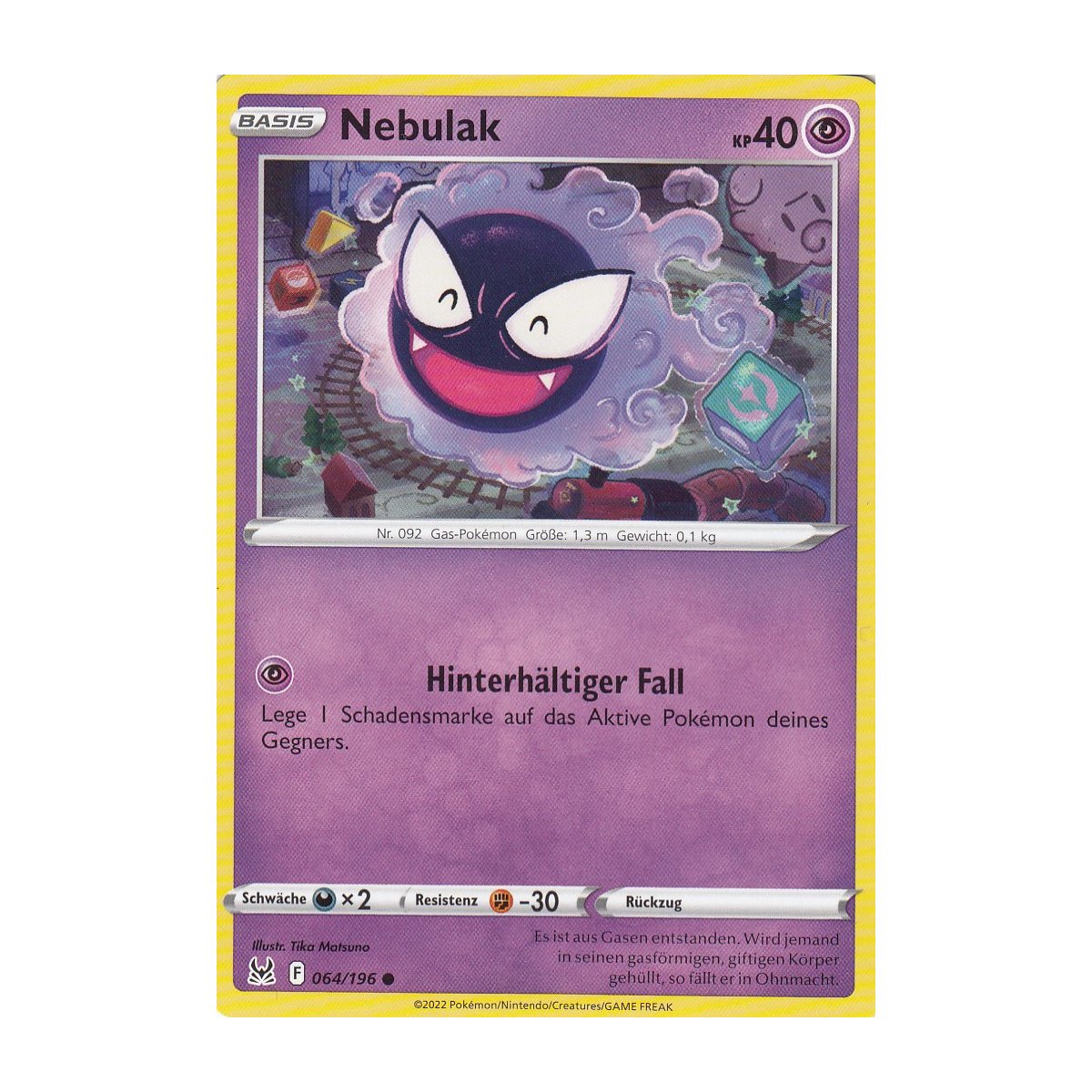 Nebulak 064/196 Verlorener Ursprung Pokemon Karte günstig kaufen