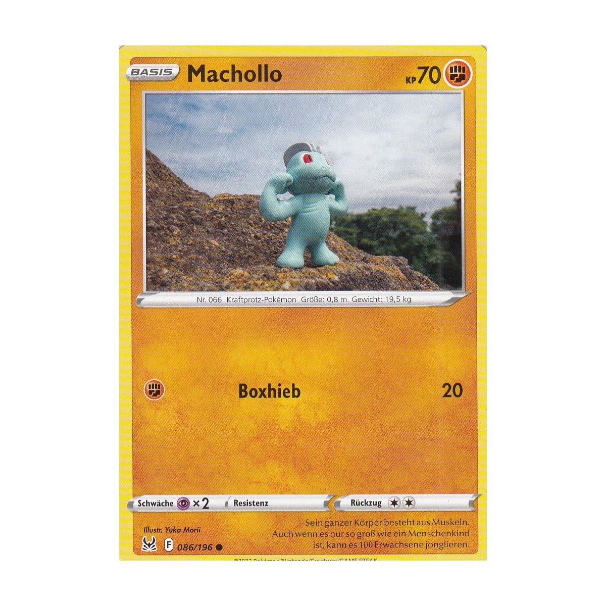 Machollo 086/196 Verlorener Ursprung Pokemon Karte günstig kaufen