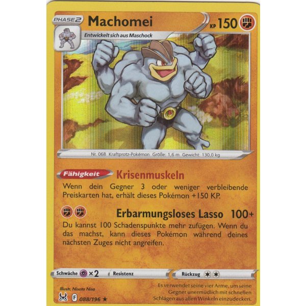 Machomei 088/196 HOLO Verlorener Ursprung Pokemon Karte kaufen