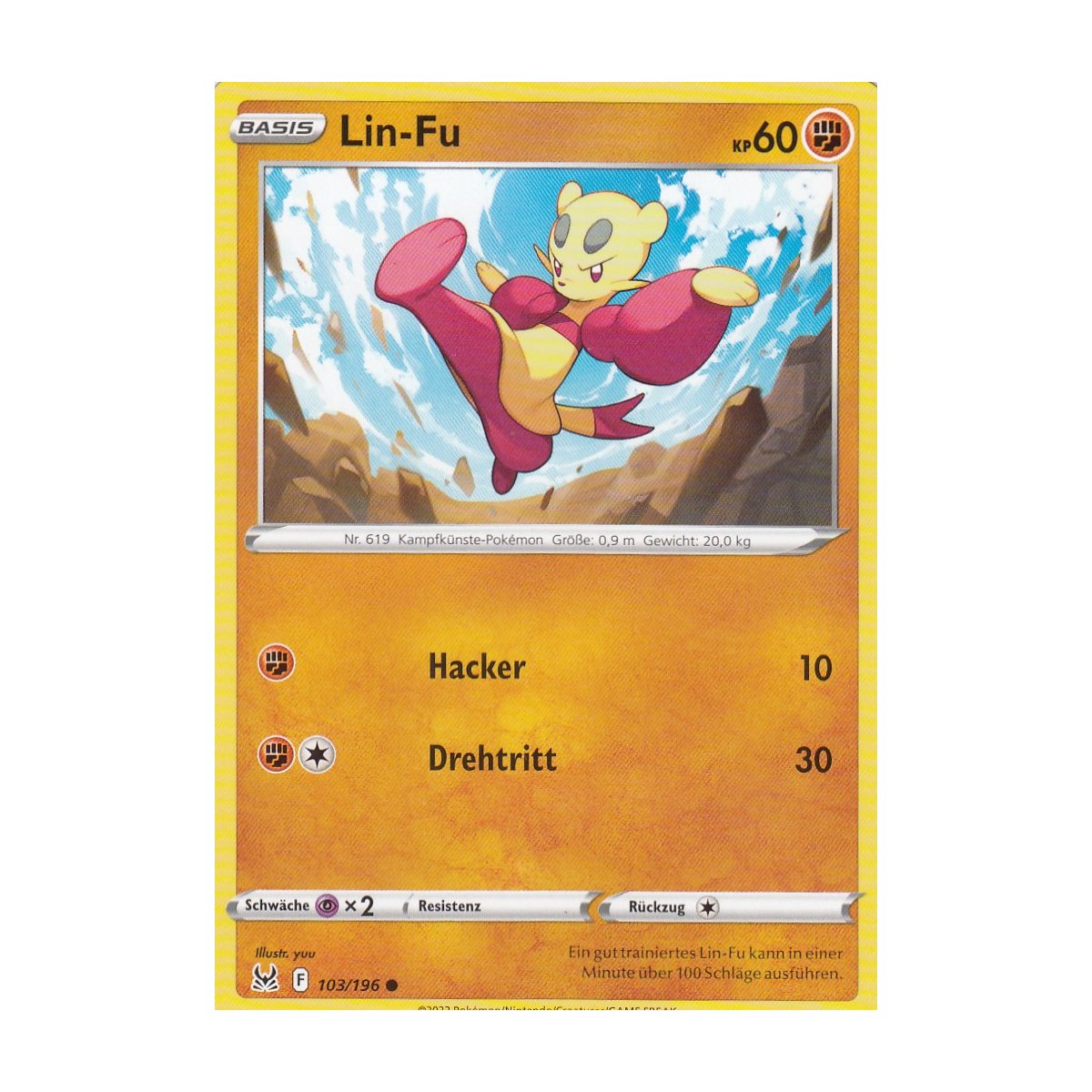 Lin-Fu 103/196 Verlorener Ursprung Pokemon Karte günstig kaufen