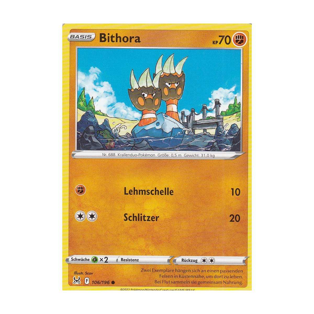 Bithora 106/196 Verlorener Ursprung Pokemon Karte günstig kaufen