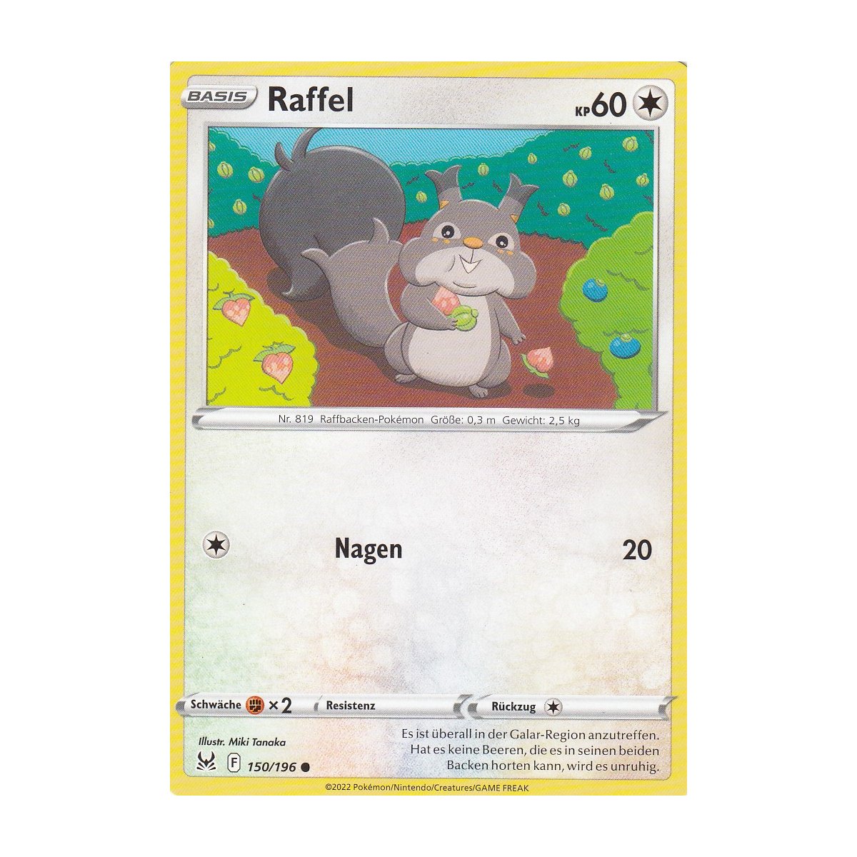 Raffel 150/196 Verlorener Ursprung Pokemon Karte günstig kaufen