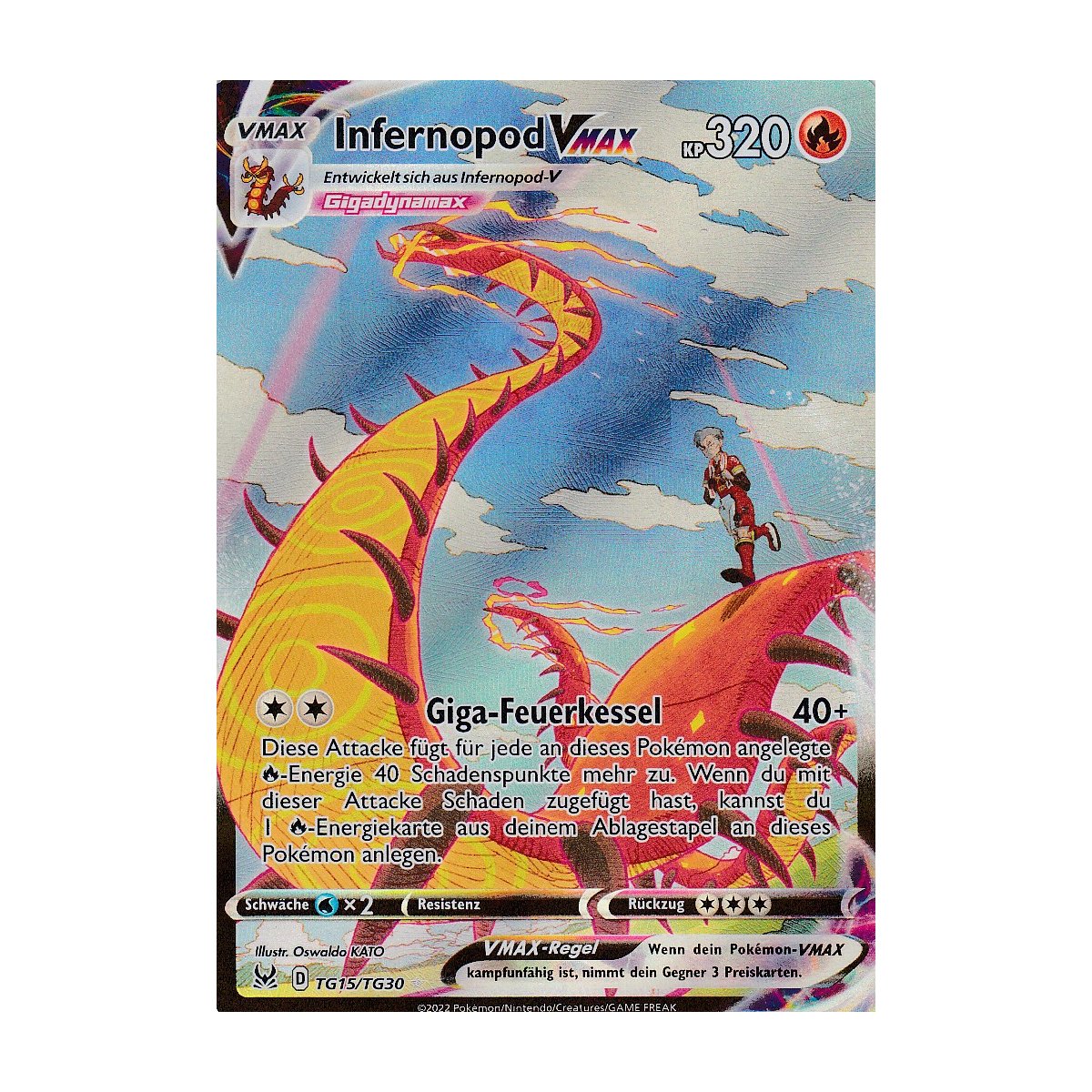Infernopod-VMAX TG15/TG30 Verlorener Ursprung Pokemon Karte kaufen
