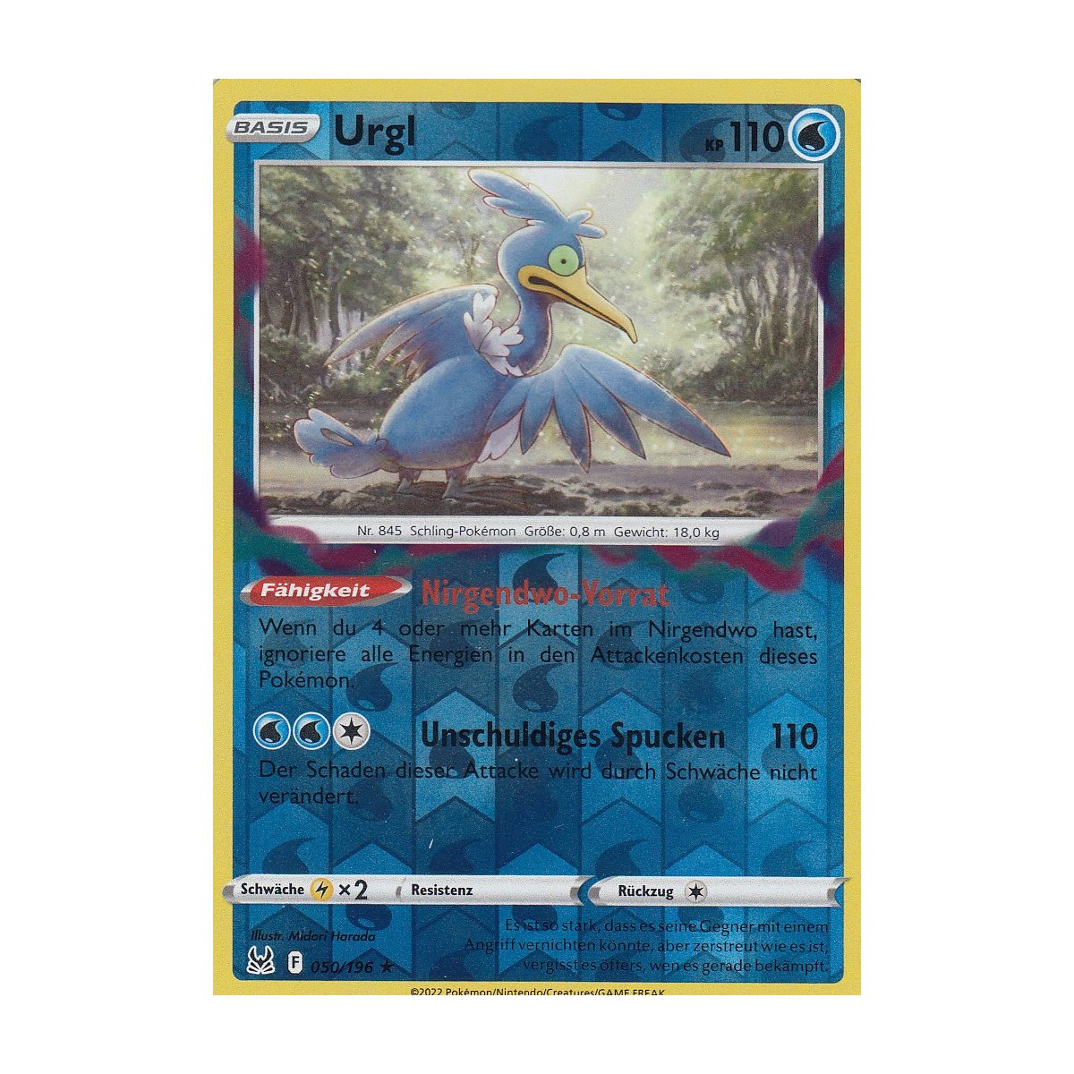 Urgl 050/196 REVERSE HOLO Verlorener Ursprung Pokemon Karte kaufen