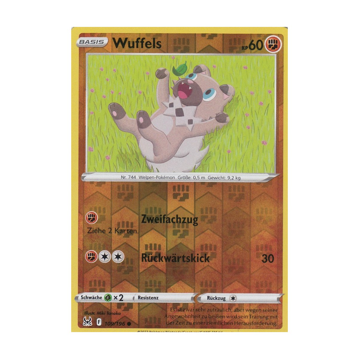 Wuffels 109/196 REVERSE HOLO Verlorener Ursprung Pokemon Karte kaufen