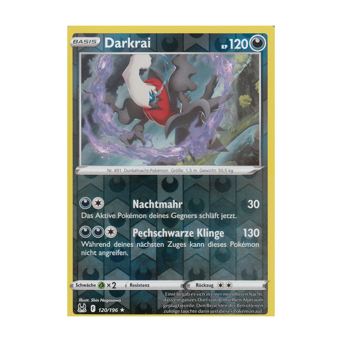 Darkrai 120/196 HOLO REVERSE HOLO Verlorener Ursprung Pokemon Karte kaufen