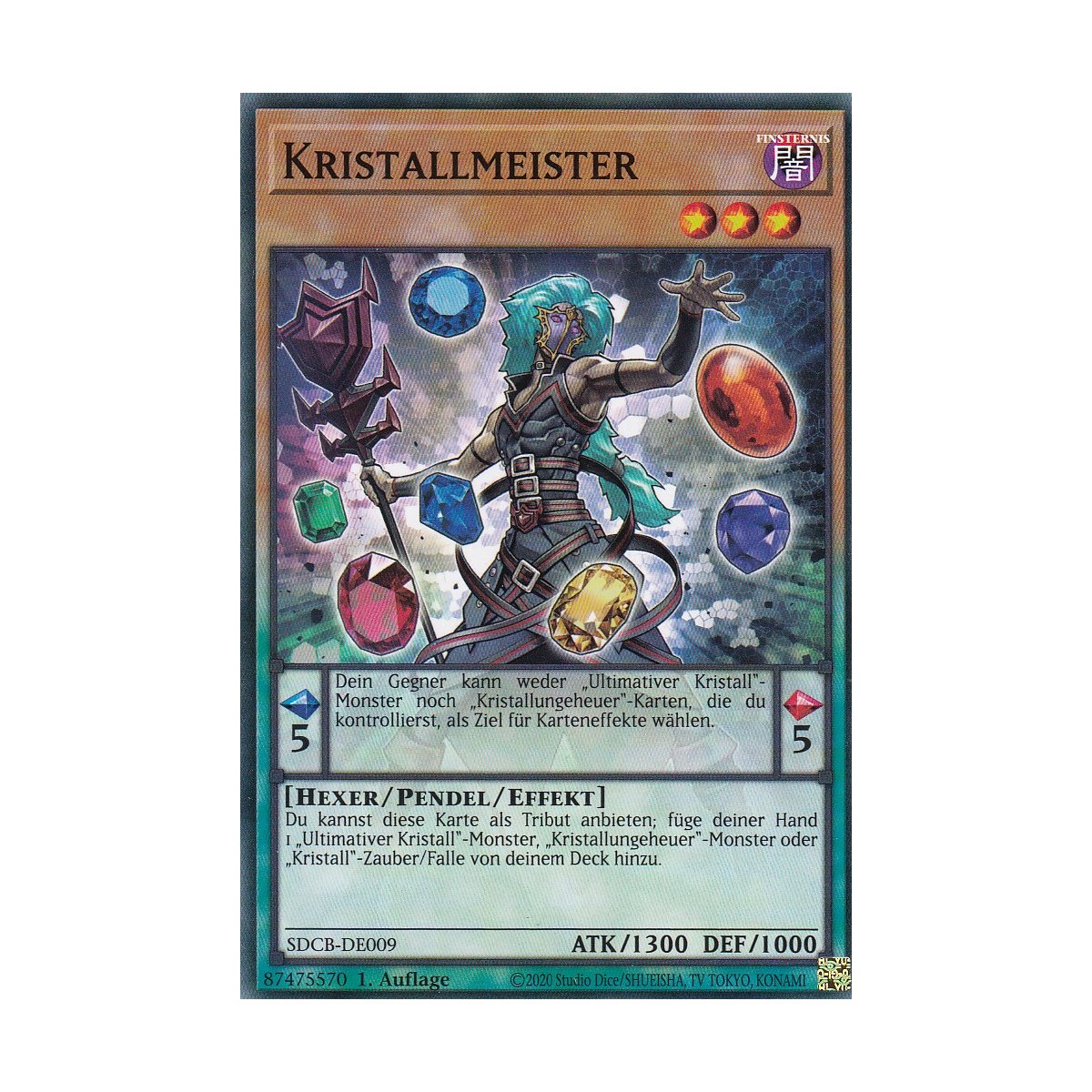Kristallmeister SDCB-DE009 Structure Deck: Legend of the Crystal Beasts ...