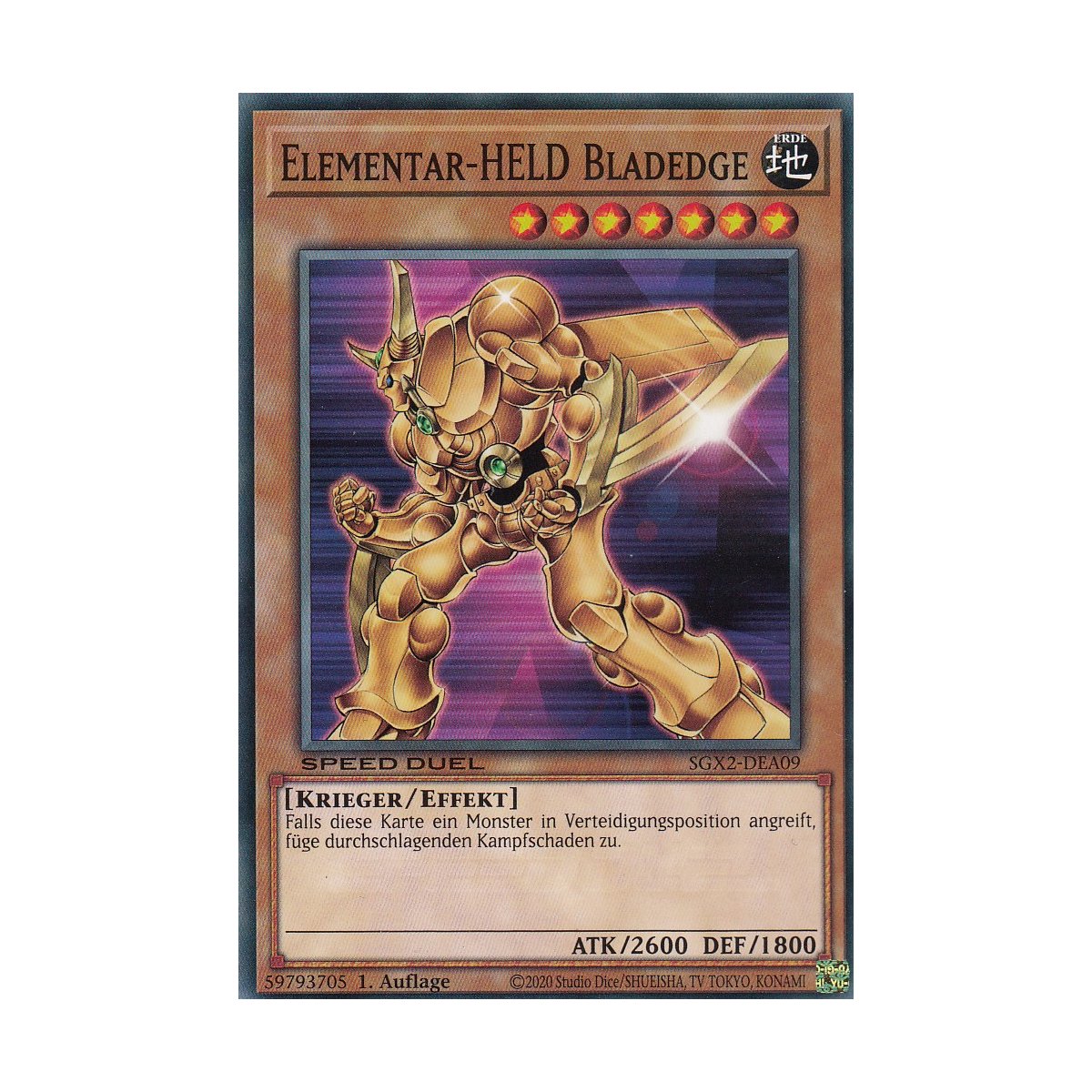 Elementar-HELD Bladedge SGX2-DEA09 Speed Duel GX: Midterm Paradox kaufen