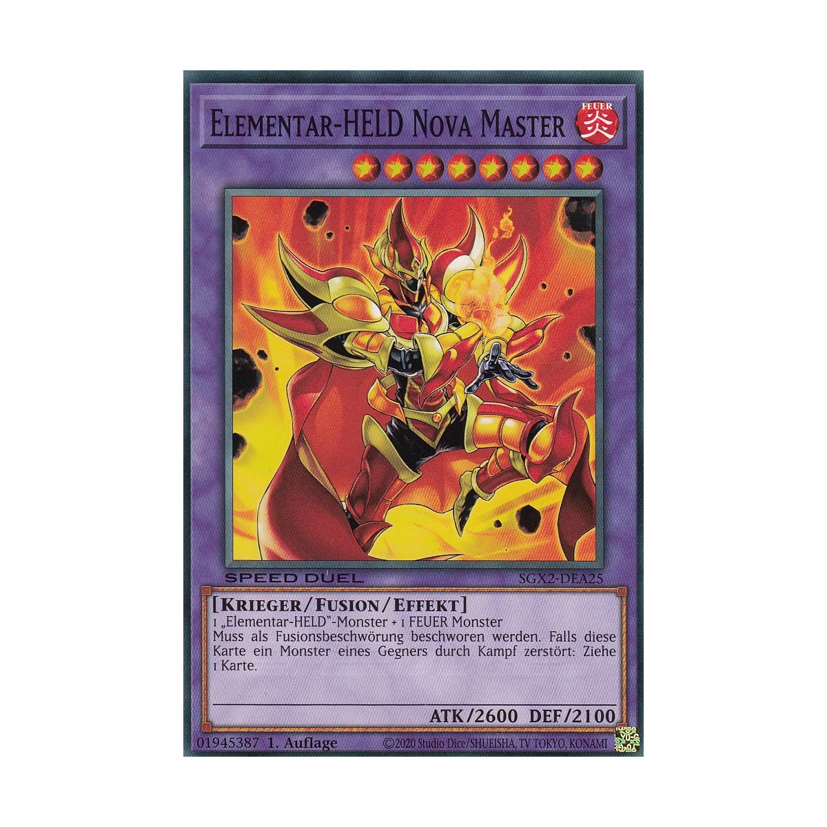 Elementar-HELD Nova Master SGX2-DEA25 Speed Duel GX: Midterm Paradox kaufen