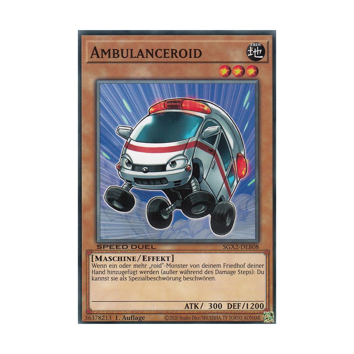 Ambulanceroid SGX2-DEB08 Speed Duel GX: Midterm Paradox kaufen