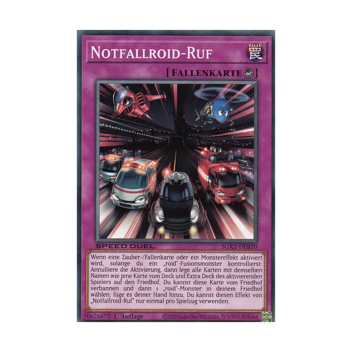 Notfallroid-Ruf SGX2-DEB20 Speed Duel GX: Midterm Paradox kaufen