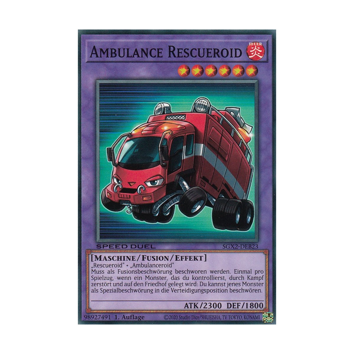 Ambulance Rescueroid SGX2-DEB23 Speed Duel GX: Midterm Paradox kaufen