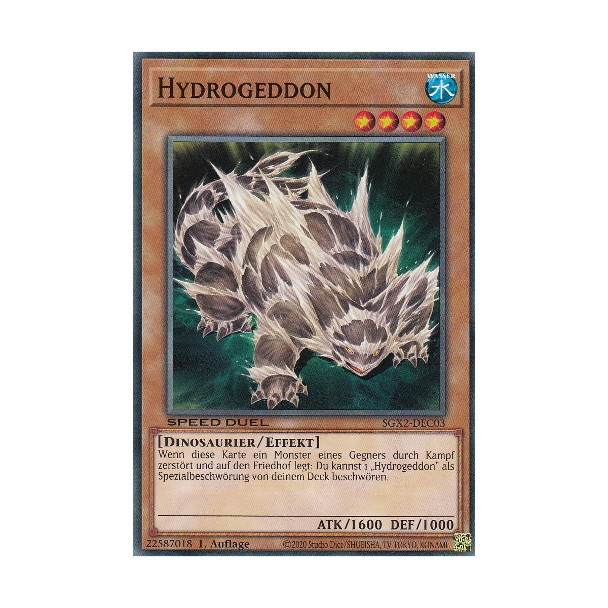 Hydrogeddon SGX2-DEC03 Speed Duel GX: Midterm Paradox kaufen
