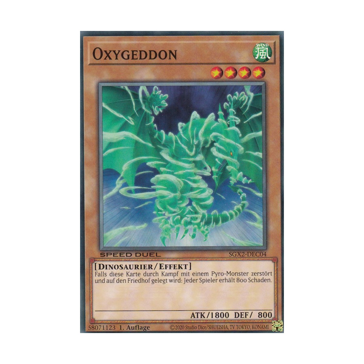 Oxygeddon SGX2-DEC04 Speed Duel GX: Midterm Paradox kaufen