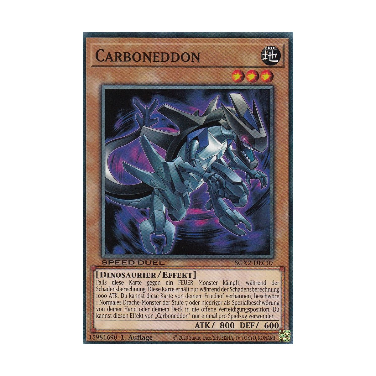 Carboneddon SGX2-DEC07 Speed Duel GX: Midterm Paradox kaufen