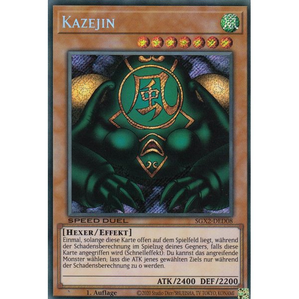 Kazejin SGX2-DED08-SCR Speed Duel GX: Midterm Paradox kaufen
