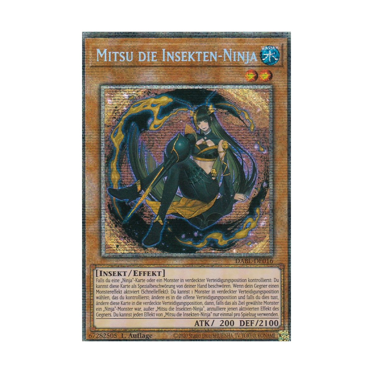 Mitsu die Insekten-Ninja (Starlight Rare) DABL-DE016-Starlight-Rare ...