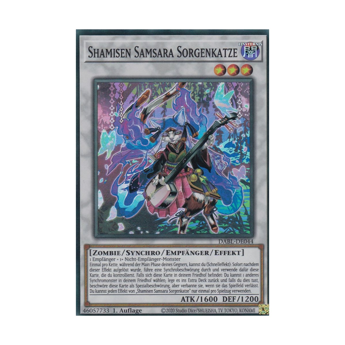 Shamisen Samsara Sorgenkatze DABL-DE044 Darkwing Blast kaufen