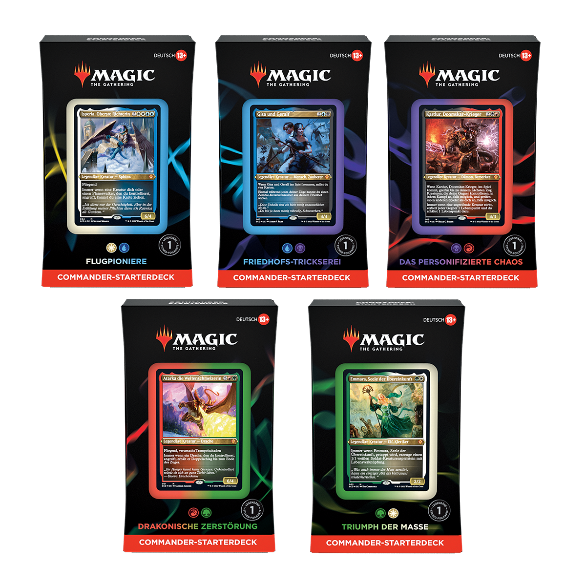 Evergreen Starter Commander Decks - alle 5 Decks Magic the Gathering kaufen