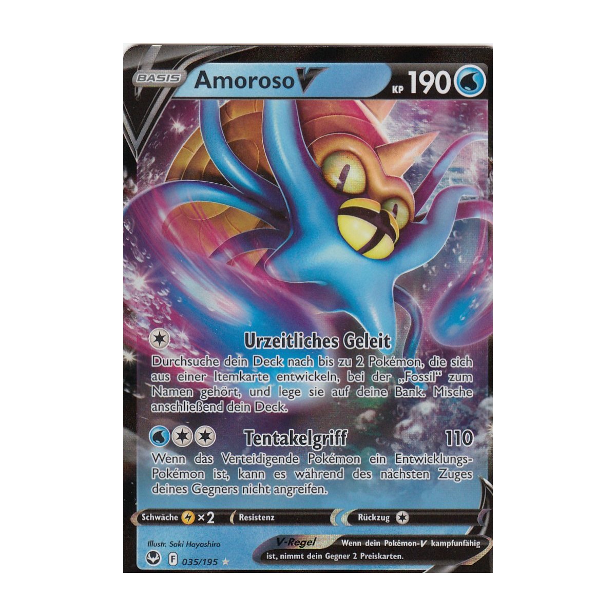Amoroso-V 035/195 Silberne Sturmwinde Pokemon Karte kaufen