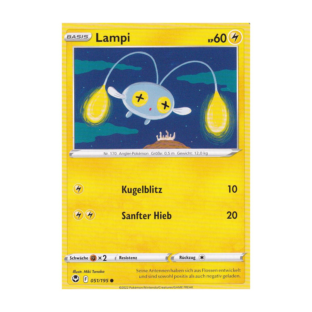 Lampi 051/195 Silberne Sturmwinde Pokemon Karte günstig kaufen