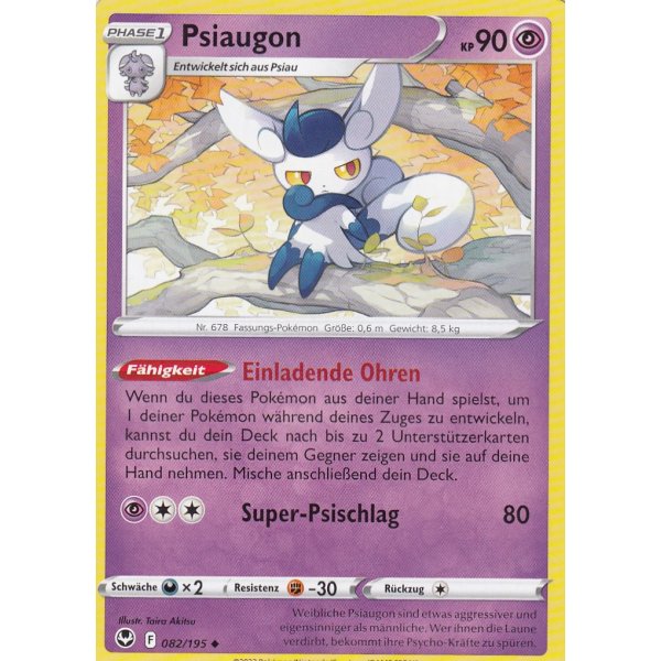 Psiaugon 082/195 Silberne Sturmwinde Pokemon Karte günstig kaufen