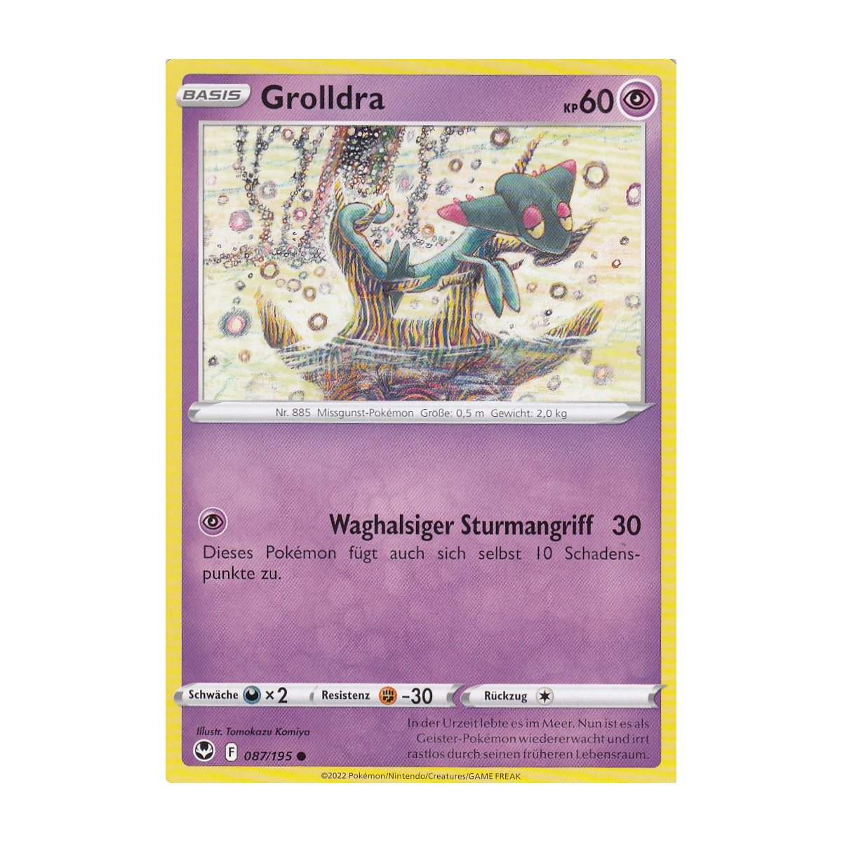 Grolldra 087/195 Silberne Sturmwinde Pokemon Karte günstig kaufen