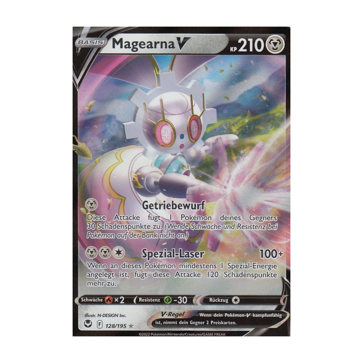 Magearna-V 128/195 Silberne Sturmwinde Pokemon Karte kaufen