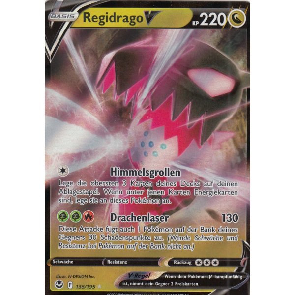 Regidrago-V 135/195 Silberne Sturmwinde Pokemon Karte kaufen