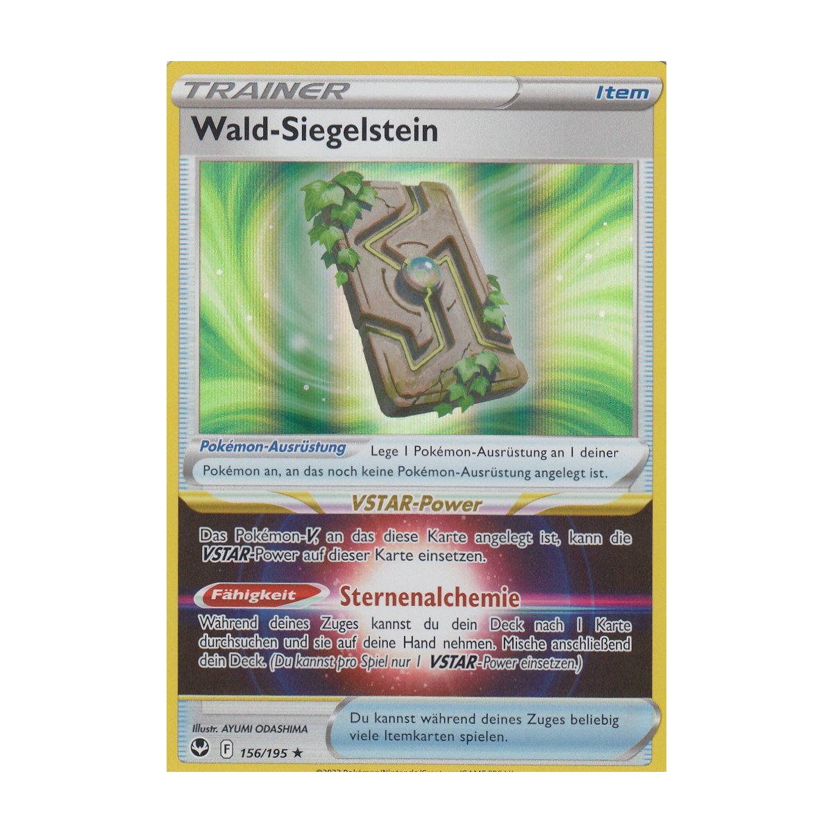 Wald-Siegelstein 156/195 HOLO Silberne Sturmwinde Pokemon Karte kaufen