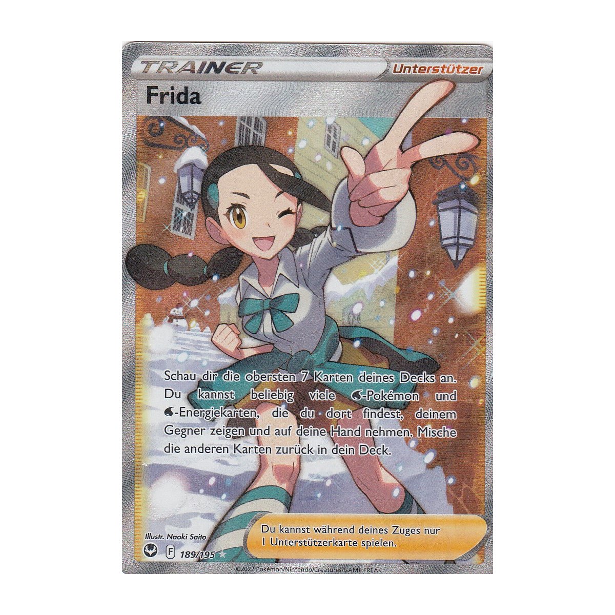 Frida 189/195 Silberne Sturmwinde Pokemon Karte günstig kaufen