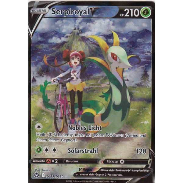 Serpiroyal-V TG13/TG30 Silberne Sturmwinde Pokemon Karte kaufen