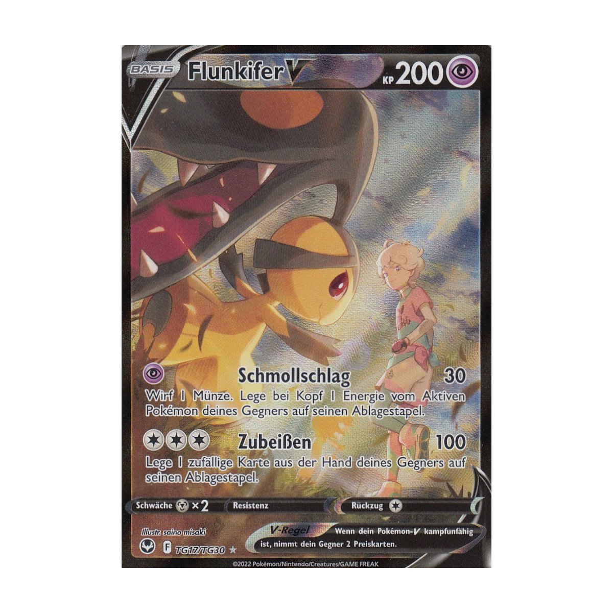 Flunkifer-V TG17/TG30 Silberne Sturmwinde Pokemon Karte kaufen