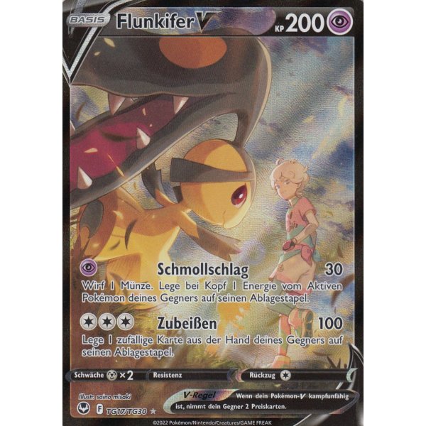 Flunkifer-V TG17/TG30 Silberne Sturmwinde Pokemon Karte kaufen