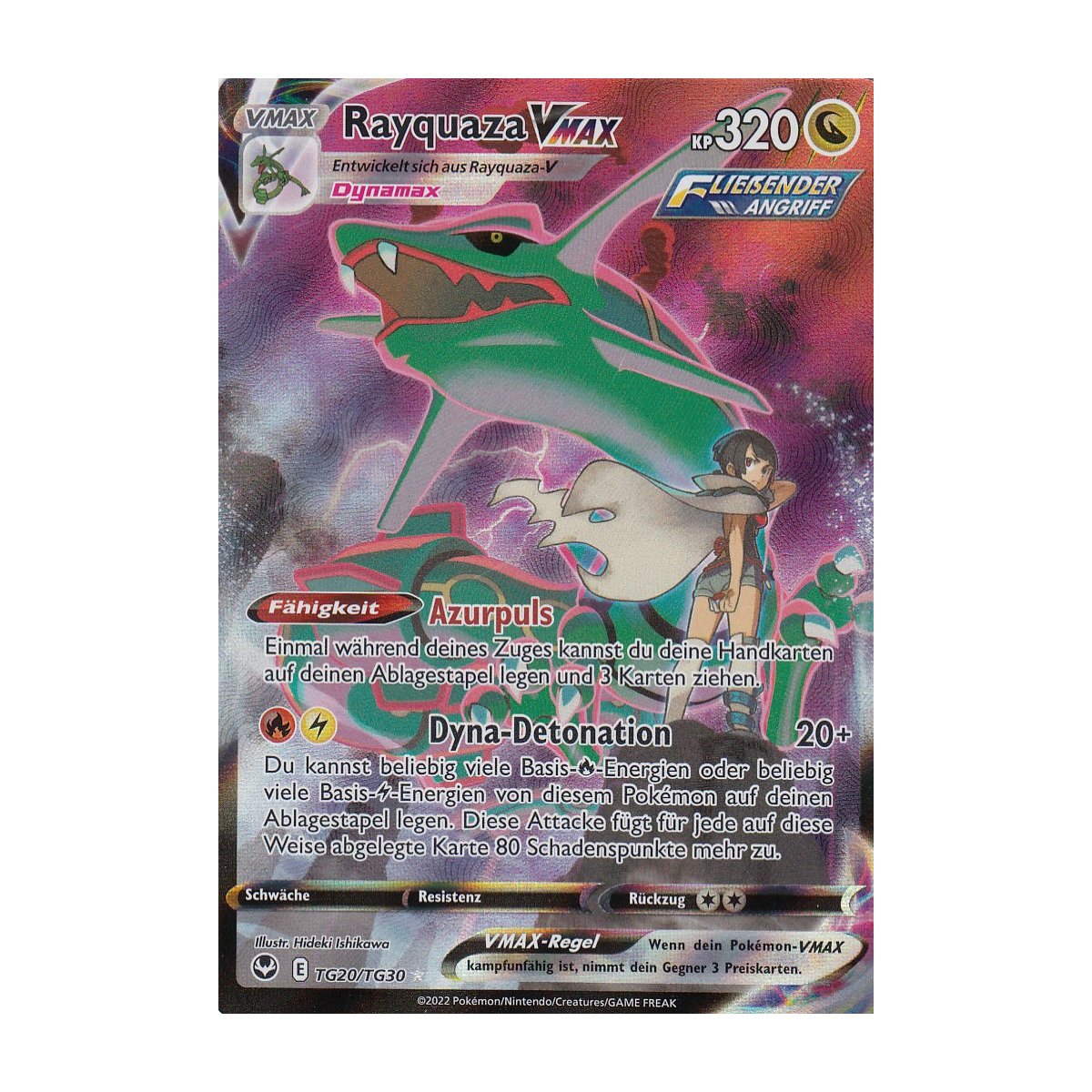 Rayquaza-VMAX TG20/TG30 Silberne Sturmwinde Pokemon Karte kaufen