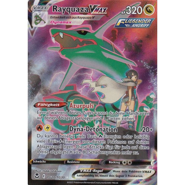 Rayquaza-VMAX TG29/TG30 Silberne Sturmwinde Pokemon Karte kaufen