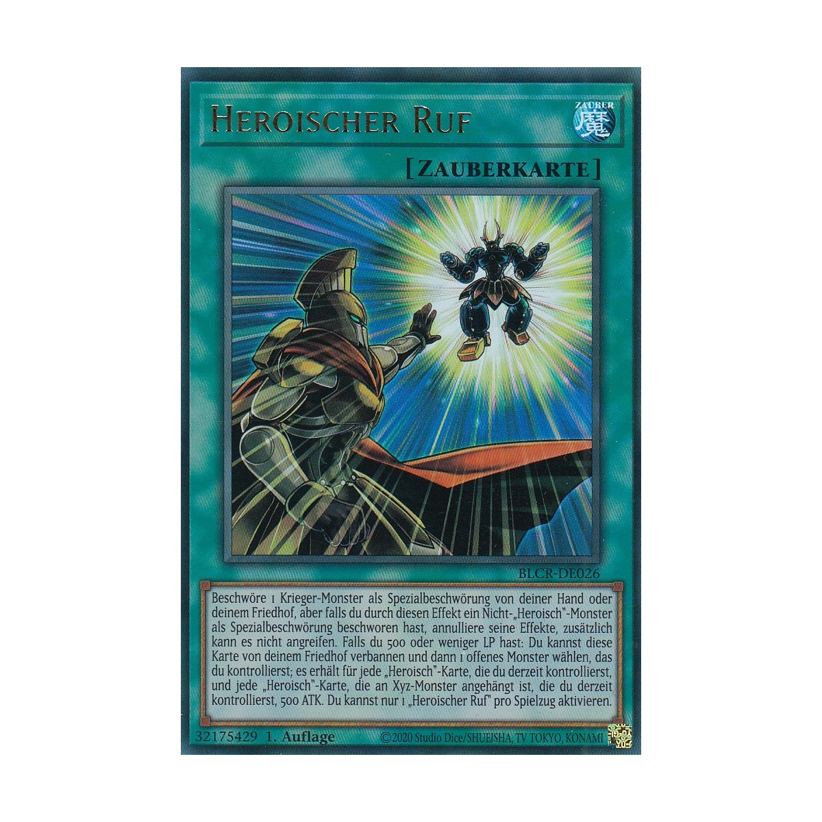 Heroischer Ruf BLCR-DE026 Battles of Legend: Crystal Revenge kaufen