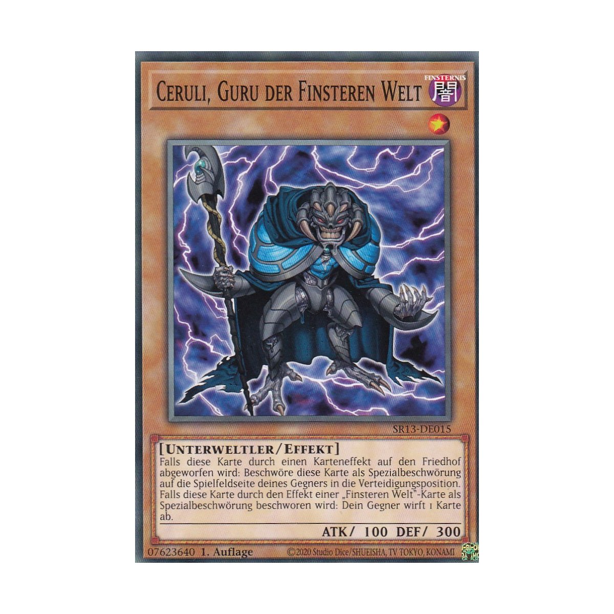Ceruli, Guru der Finsteren Welt SR13-DE015 Structure Deck: Dark World ...