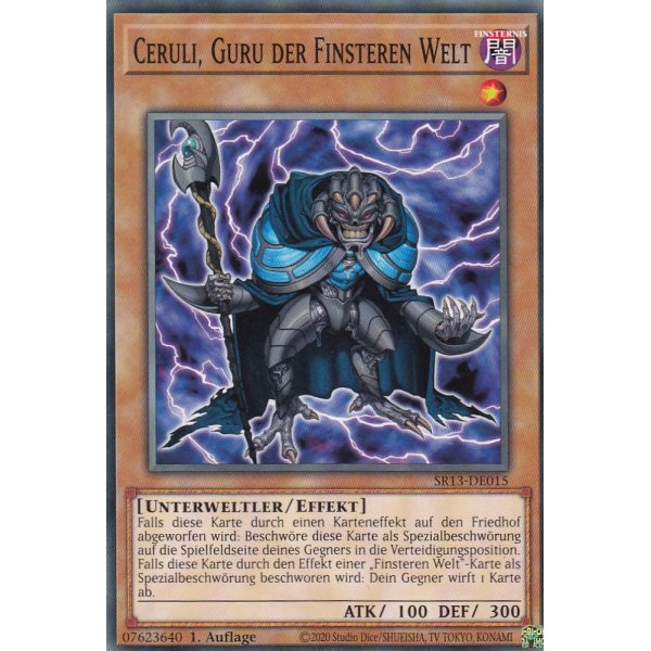 Ceruli, Guru der Finsteren Welt SR13-DE015 Structure Deck: Dark World ...