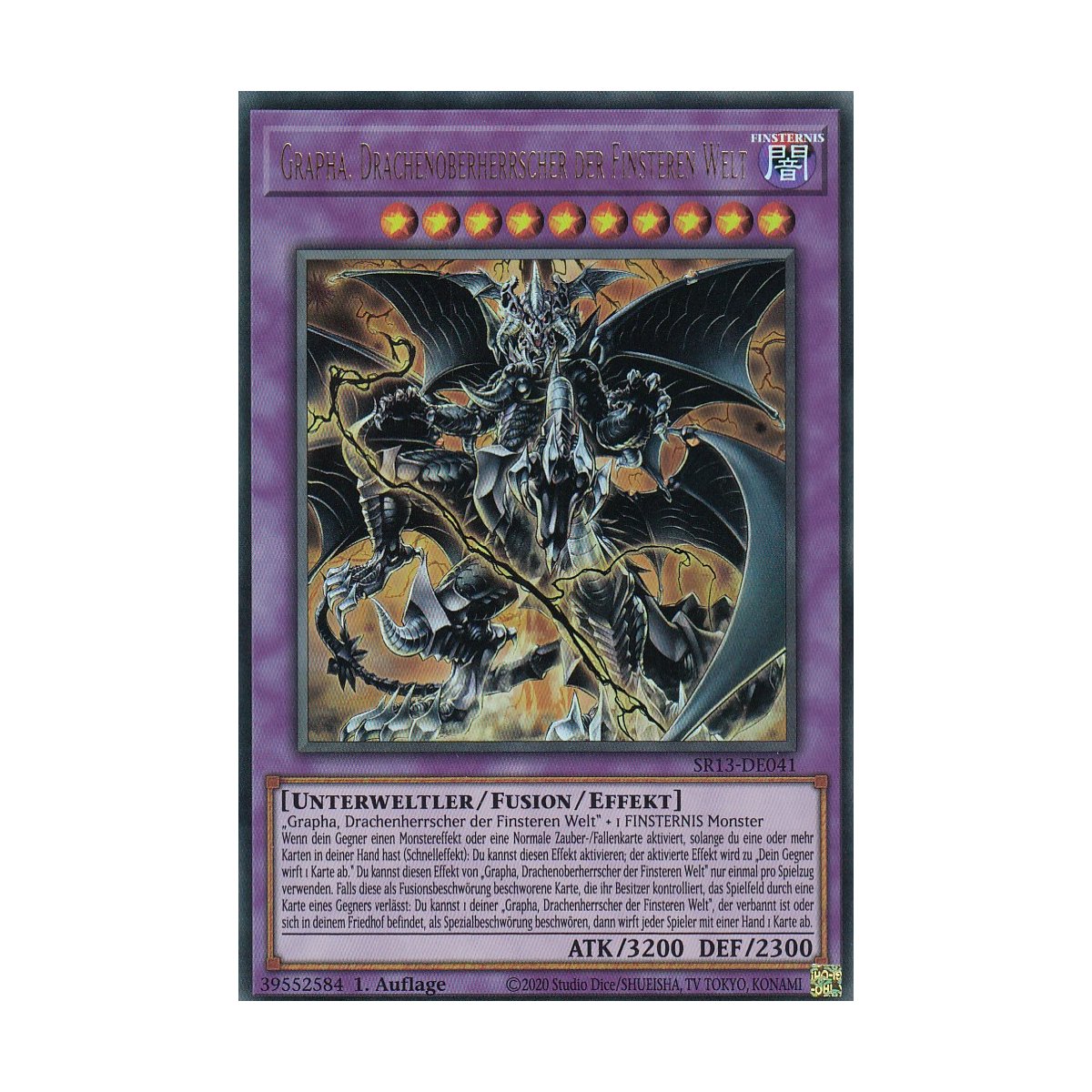 Grapha, Drachenoberherrscher der Finsteren Welt SR13-DE041 Structure ...